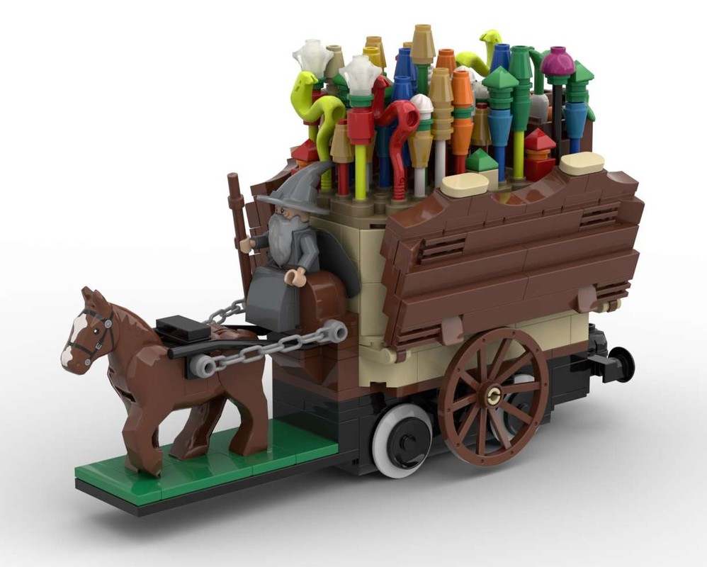 LEGO MOC Gandalf's Motorized Carriage by Vinci_strange | Rebrickable ...
