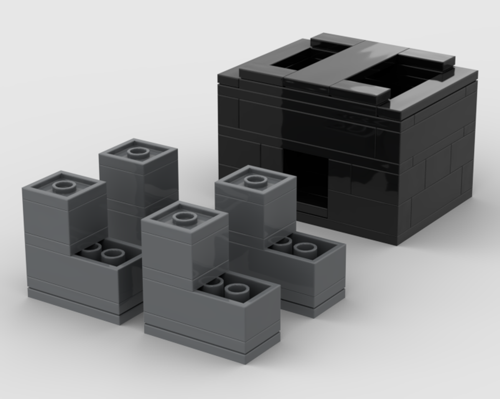 LEGO MOC 4L Basket Puzzle by T.B | Rebrickable - Build with LEGO