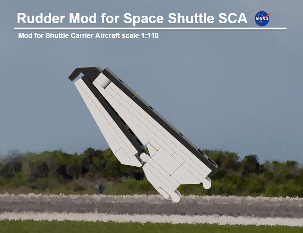 LEGO MOC Space shuttle Enterprise Rudder Mod by origamitensai ...