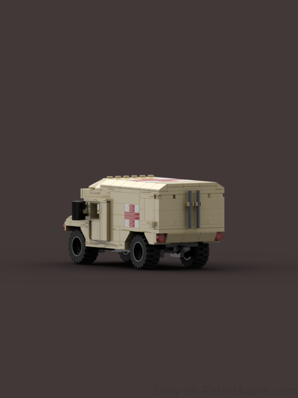 LEGO MOC U.S Army Medical Humvee by CORE_lock24 | Rebrickable - Build ...