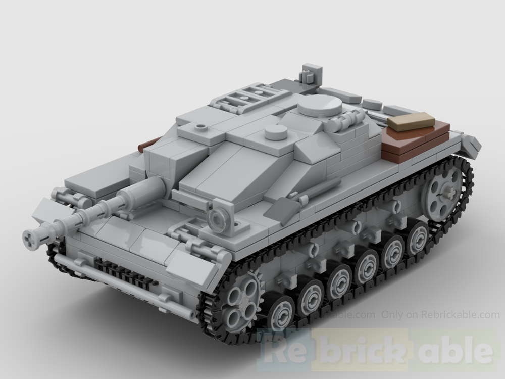 LEGO MOC STUG III Ausf. F by Militarized Bricks | Rebrickable - Build with LEGO