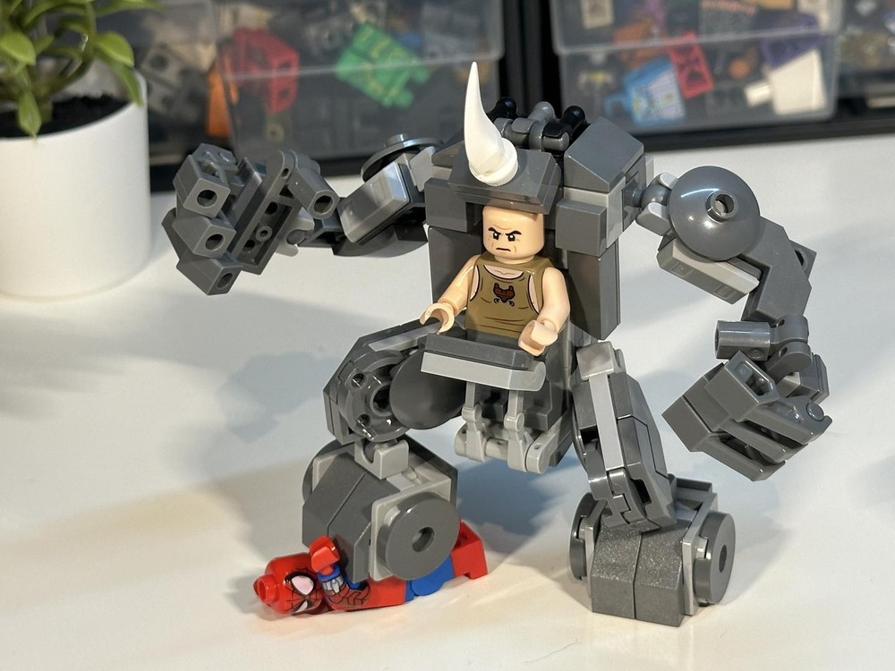 LEGO MOC Spider-man Rhino Mech by brickpatch | Rebrickable - Build with ...