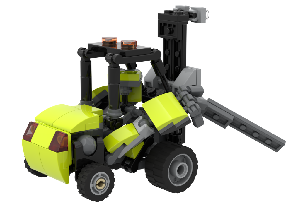 LEGO MOC Loadlifter Forklift Transformer by OrchardBuilds | Rebrickable ...