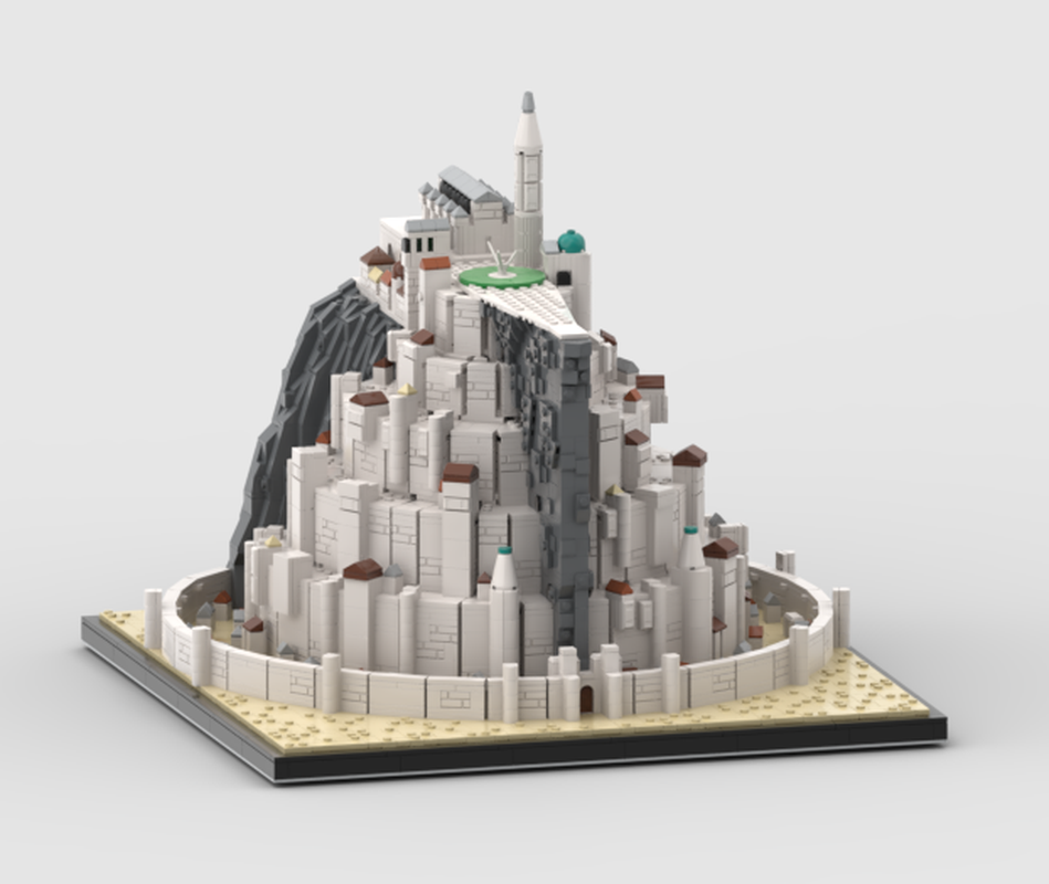 LEGO MOC The White City LOTR by thelegowolfpack | Rebrickable - Build ...