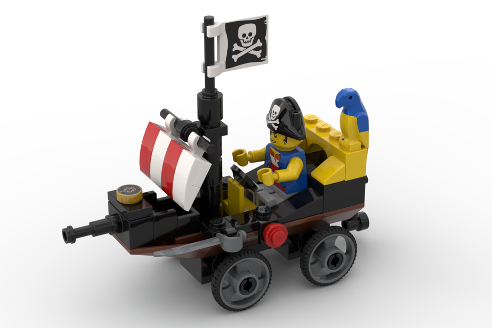 LEGO MOC Pirates Race Car by fcamillo | Rebrickable - Build with LEGO