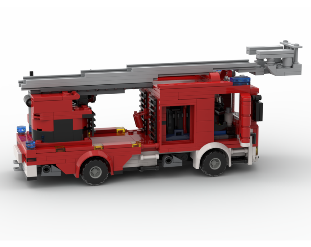 LEGO MOC Feuerwehr DLK by Seelenbrand | Rebrickable - Build with LEGO