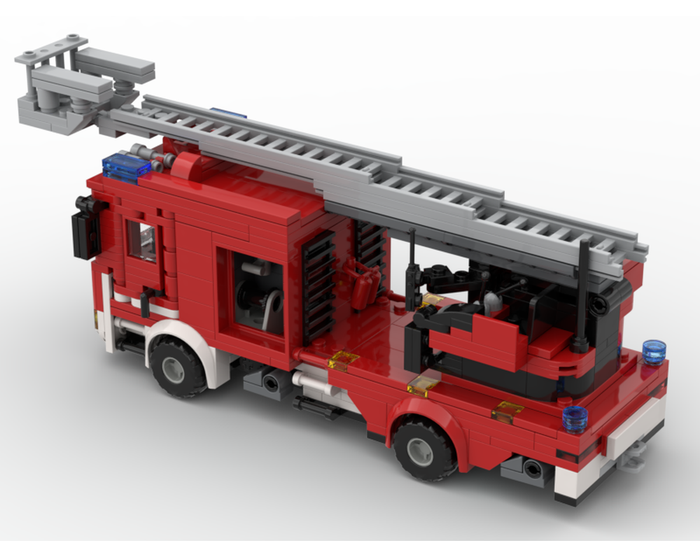 LEGO MOC Feuerwehr DLK by Seelenbrand | Rebrickable - Build with LEGO