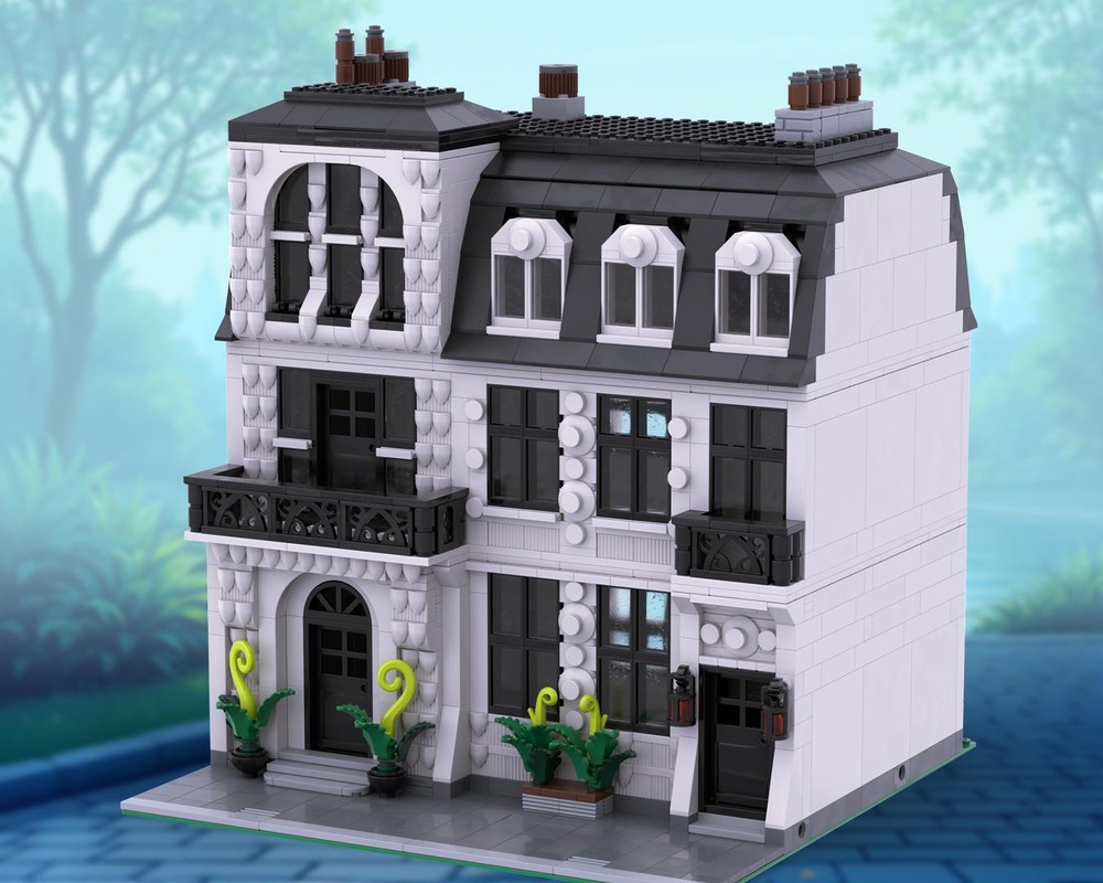 LEGO MOC Parisian-style Modular #1 by eiko21 | Rebrickable - Build with ...