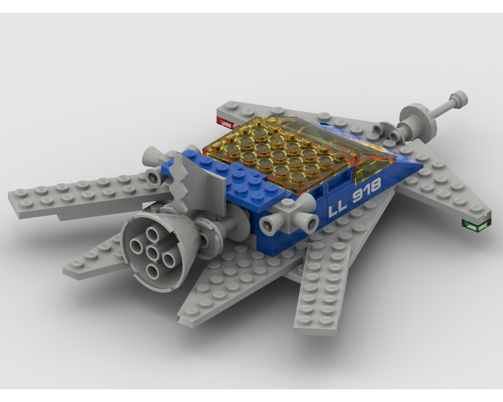 LEGO MOC Classic Space Comet by LLep | Rebrickable - Build with LEGO