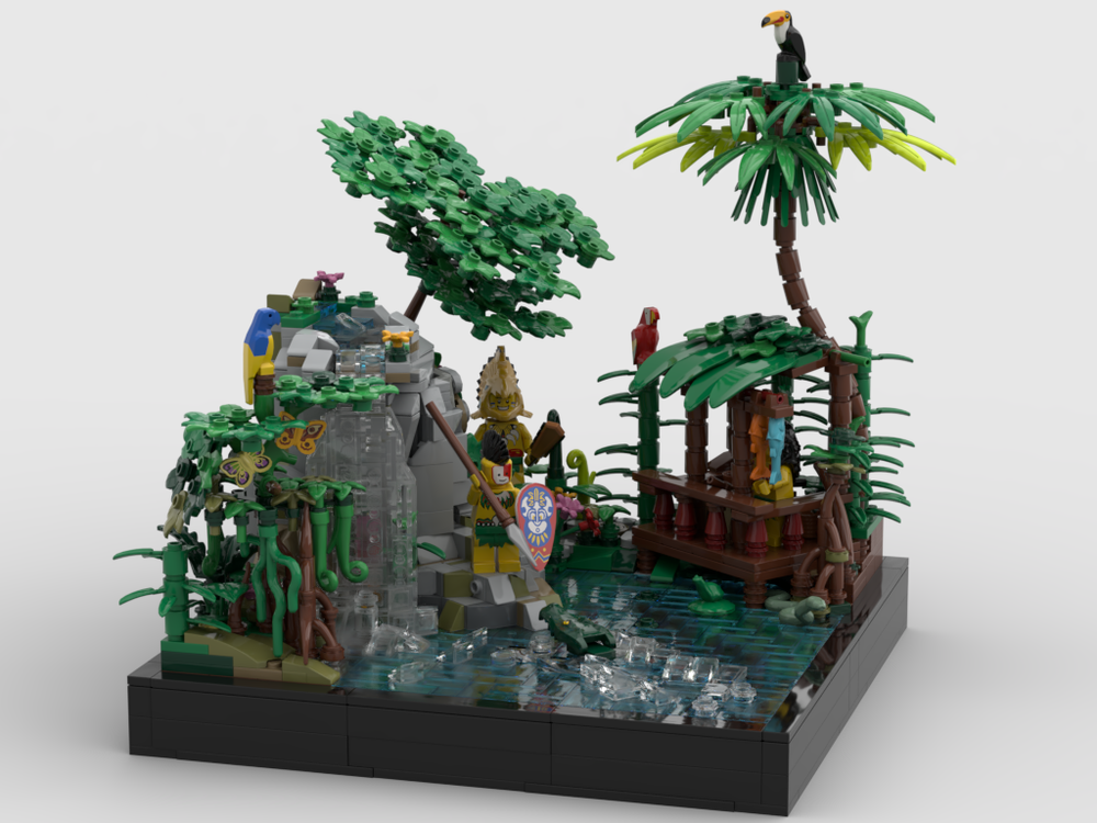 LEGO MOC Fighting the hungry alligator by JollyRogers8441 | Rebrickable ...