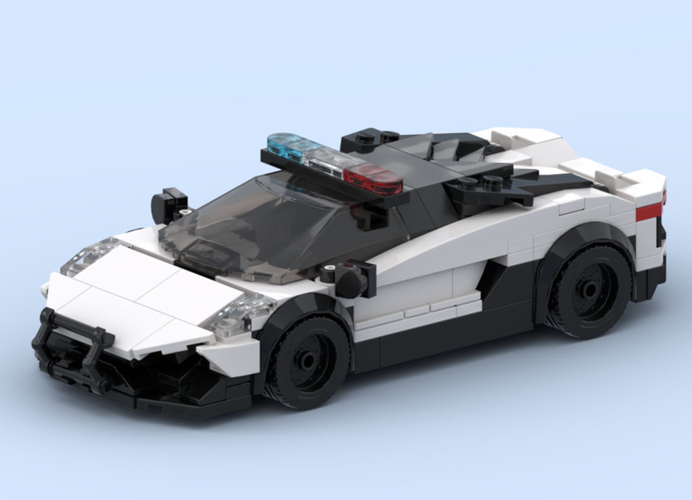 LEGO MOC High-Speed Pursuit Police Car – Custom LEGO Build by ...