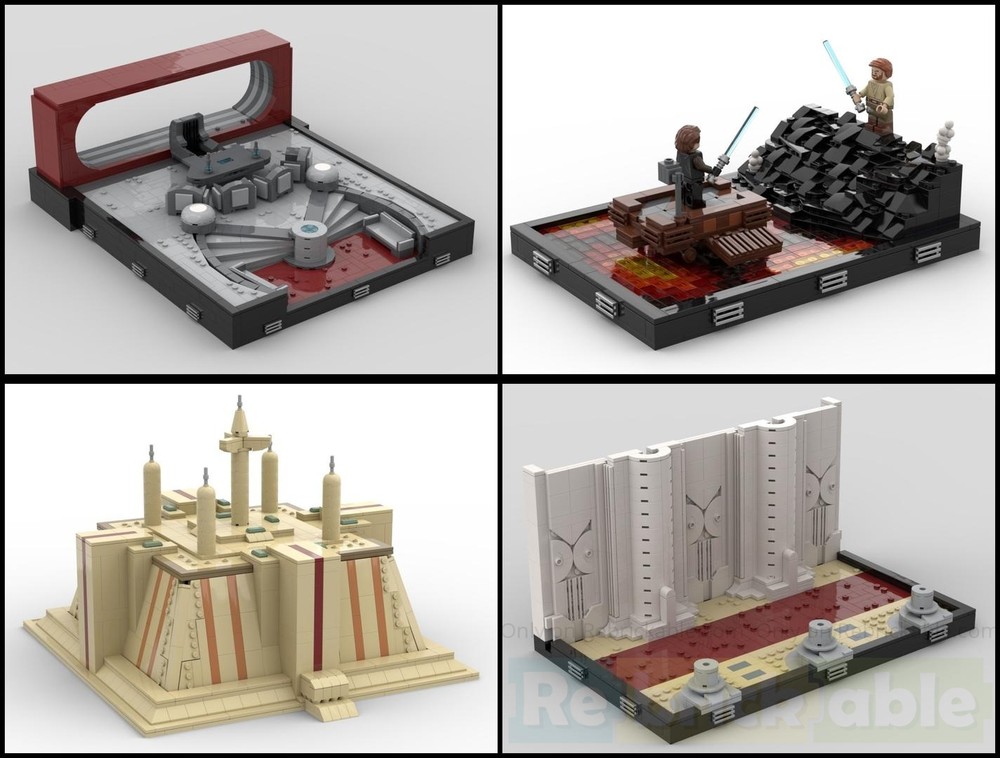 LEGO MOC Star Waars ROTS 20th anniversary 4 pack - bundle by Ewok ...