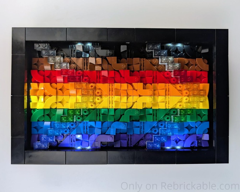 LEGO MOC-219256 More Color, More Pride Flag by brickcityplanner ...