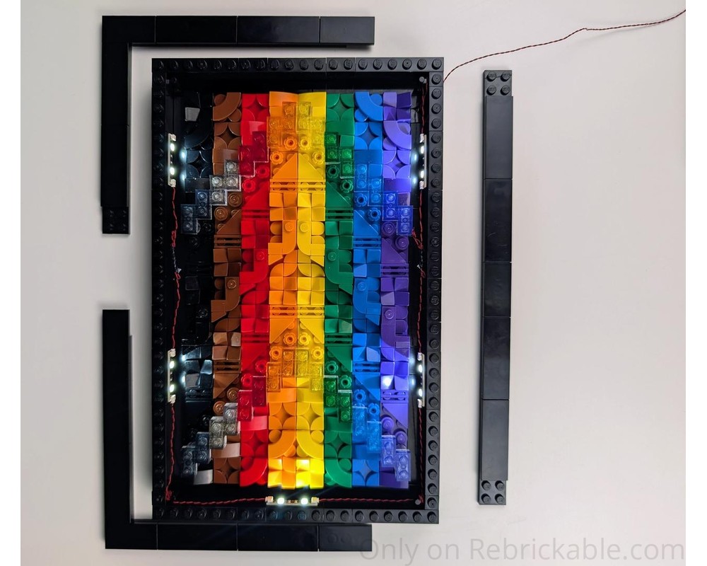 LEGO MOC-219256 More Color, More Pride Flag by brickcityplanner ...