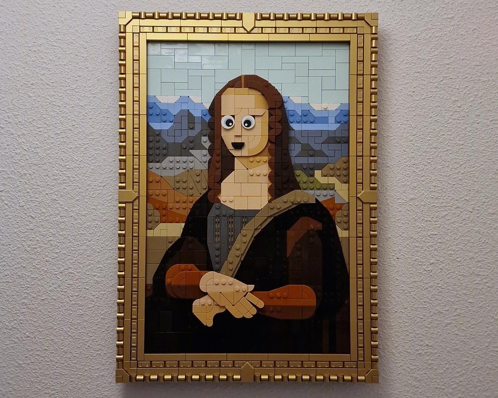 LEGO MOC-219259 Mona Lisa Cartoon Mod by BricksByPeter | Rebrickable ...