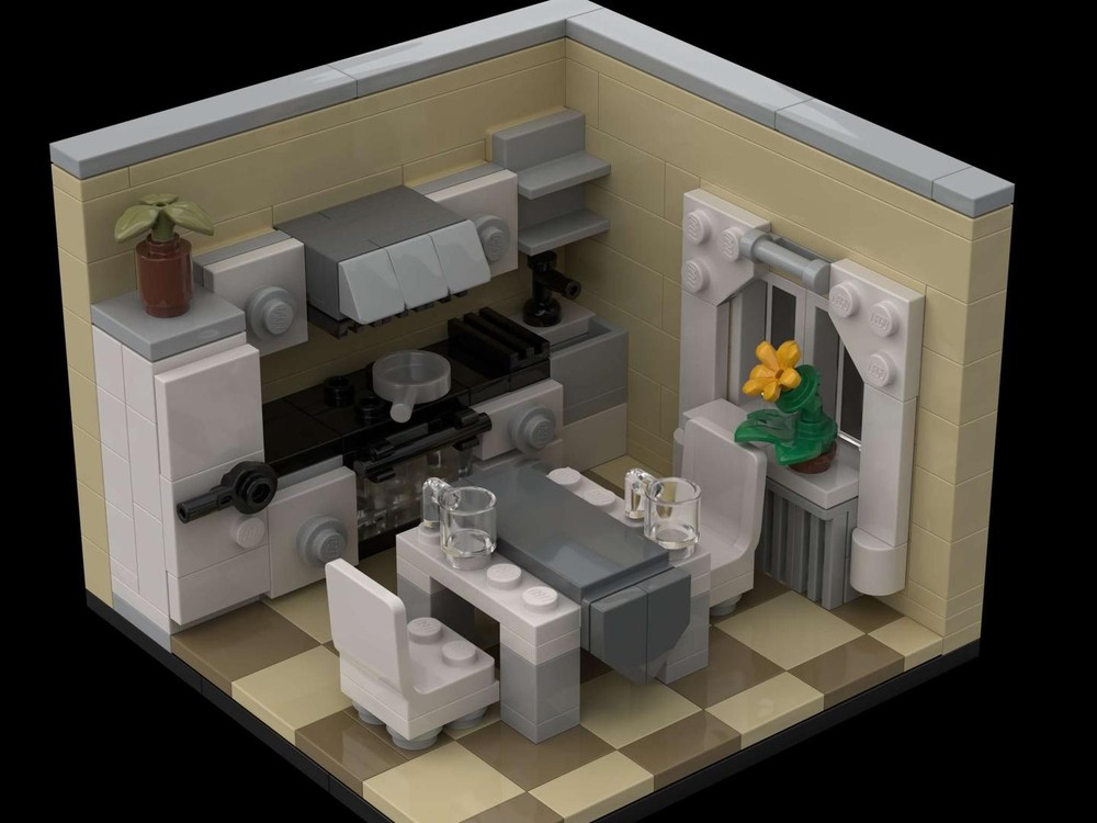 LEGO MOC Kitchen 12x12 by Brixtown | Rebrickable - Build with LEGO