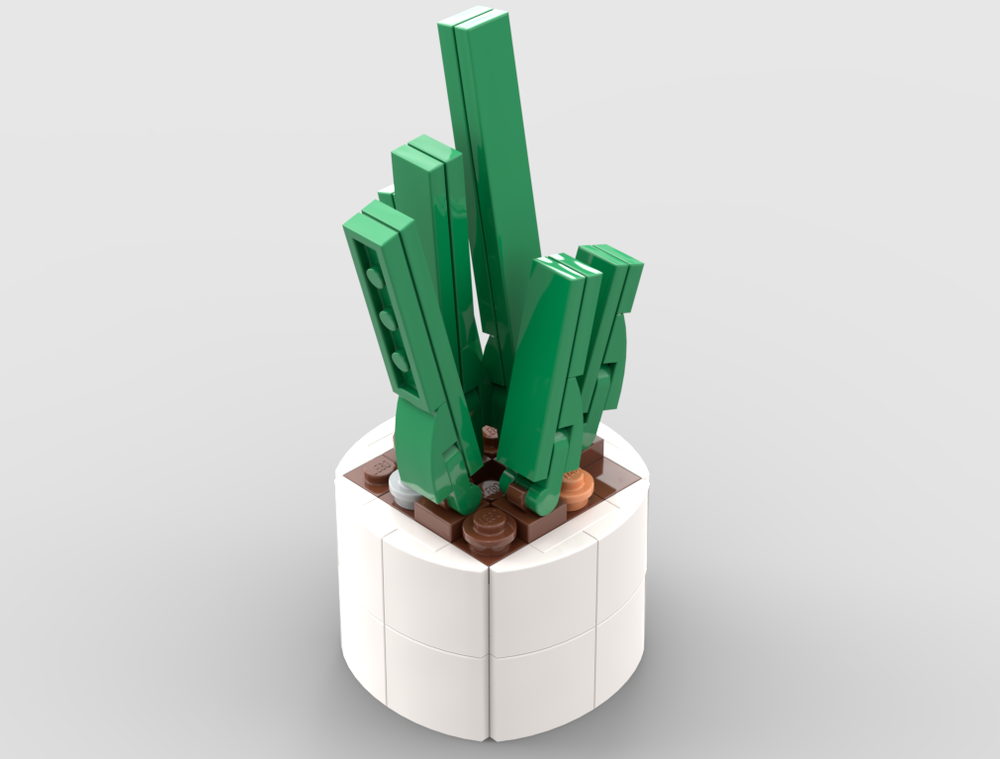 LEGO MOC Potted plant by RightBrick | Rebrickable - Build with LEGO