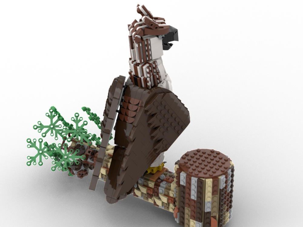 LEGO MOC Philippine Eagle by makoto_lake | Rebrickable - Build with LEGO