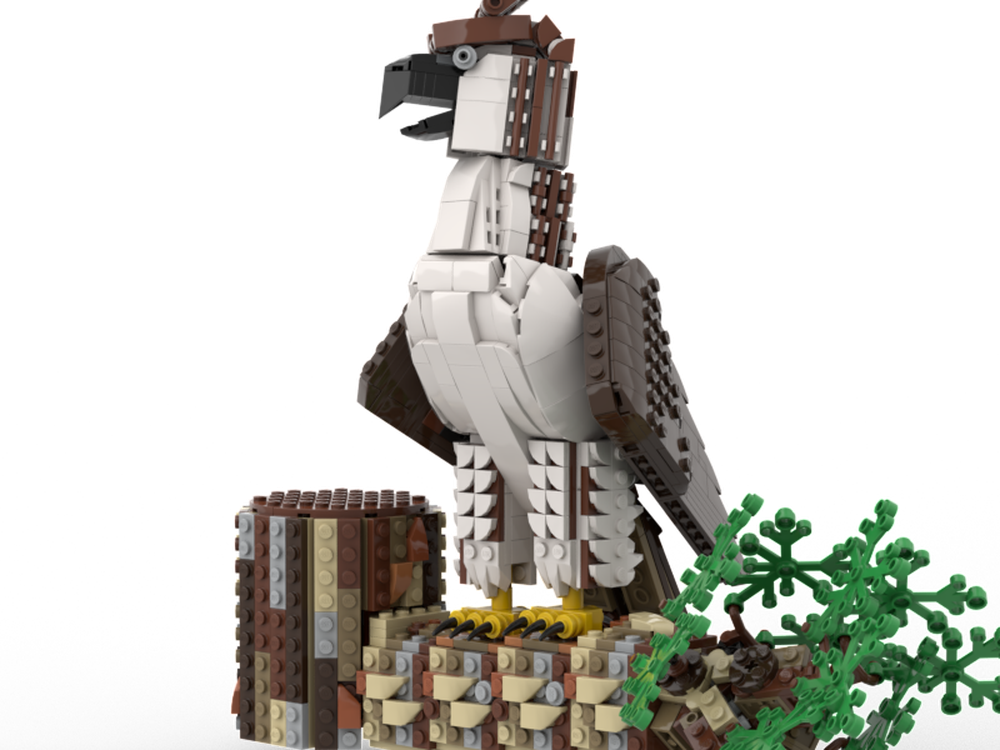 LEGO MOC Philippine Eagle by makoto_lake | Rebrickable - Build with LEGO