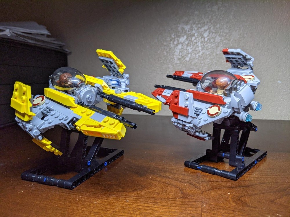 LEGO MOC ETA-2 Actis-Class Interceptors - Minifigure Scale - Anakin ...