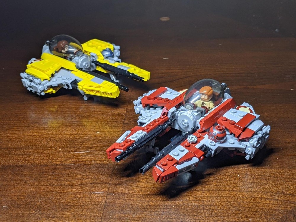 LEGO MOC ETA-2 Actis-Class Interceptors - Minifigure Scale - Anakin ...