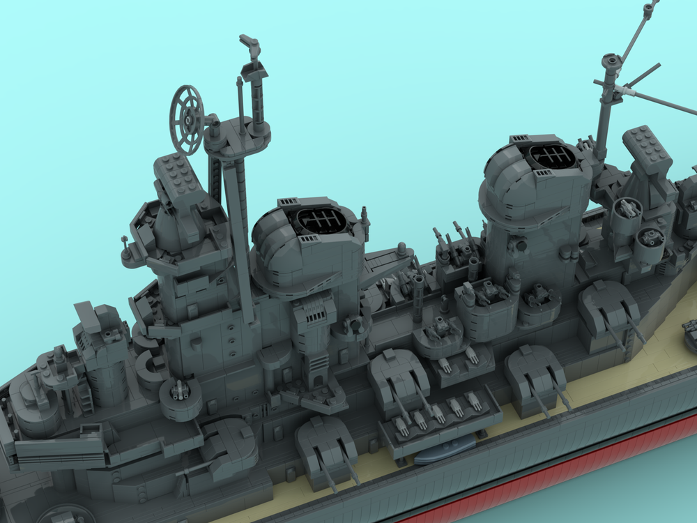 LEGO MOC-219281 USS Missouri Battleship by LingKong | Rebrickable ...