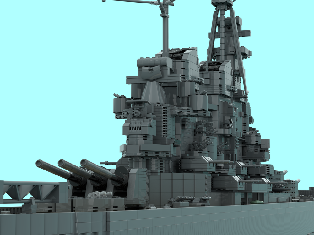 LEGO MOC USS Missouri Battleship by LingKong | Rebrickable - Build with ...