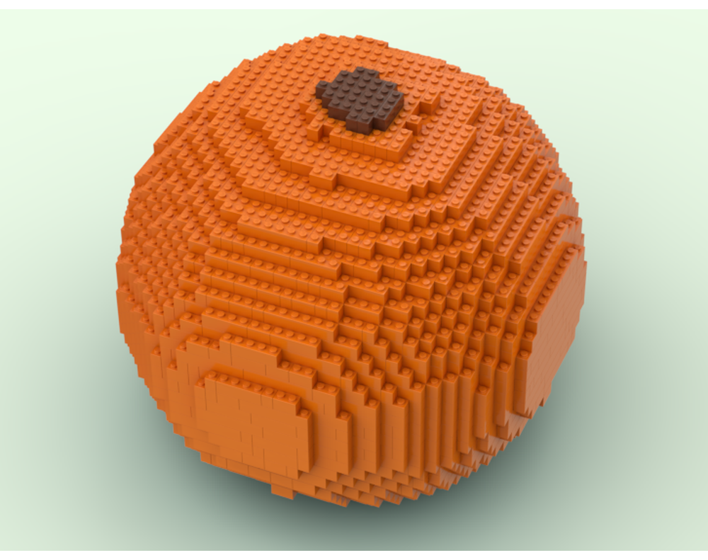 LEGO MOC sculpture orange by blackmaster | Rebrickable - Build with LEGO