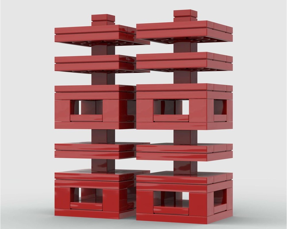 LEGO MOC Chinese Character ：MINI Happiness Tower by uminuo ...