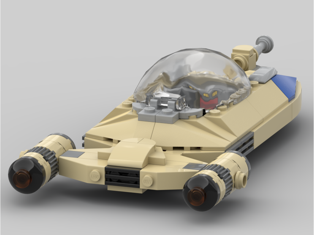 LEGO MOC Rebel Combat Speeder (light) by Krieg_15 | Rebrickable - Build ...
