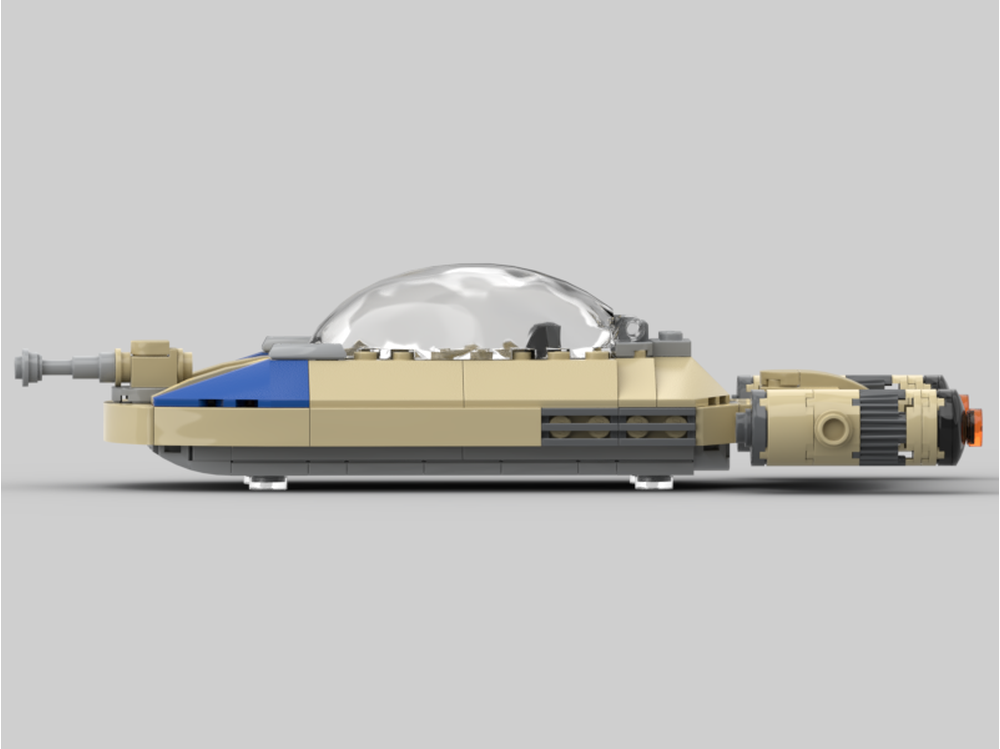 LEGO MOC Rebel Combat Speeder (light) by Krieg_15 | Rebrickable - Build ...