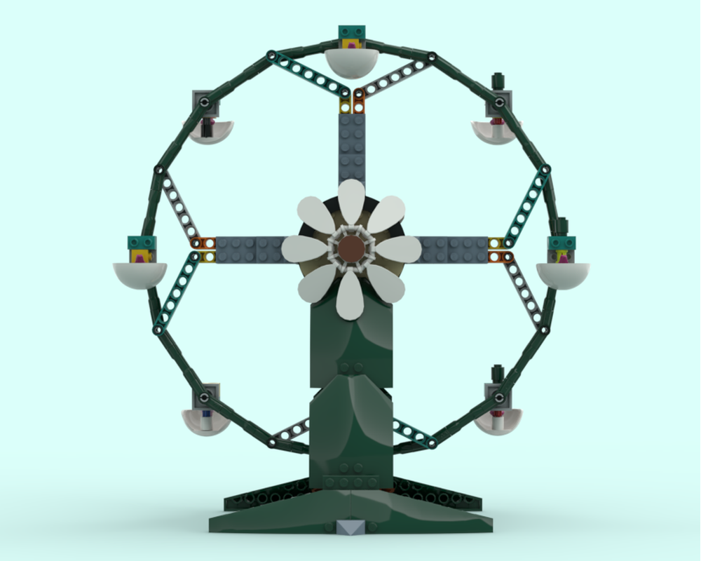 LEGO MOC-219313 Orchid ferris wheel - 10311 Orchid alternate by Kazpet ...