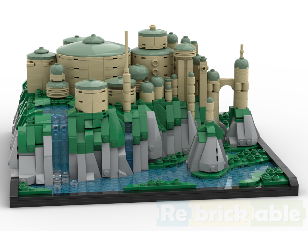LEGO MOC Theed Royal Palace on Nabo by Ewok | Rebrickable - Build with LEGO