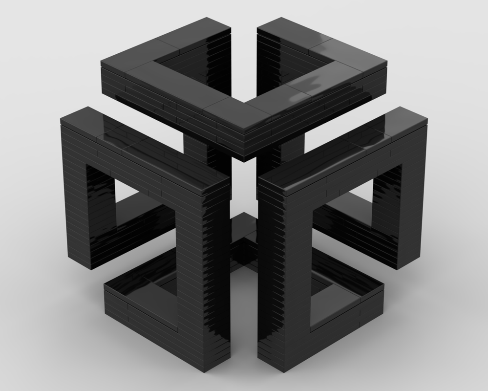 LEGO MOC-219338 Impossible Infinity Cube by stefception | Rebrickable ...