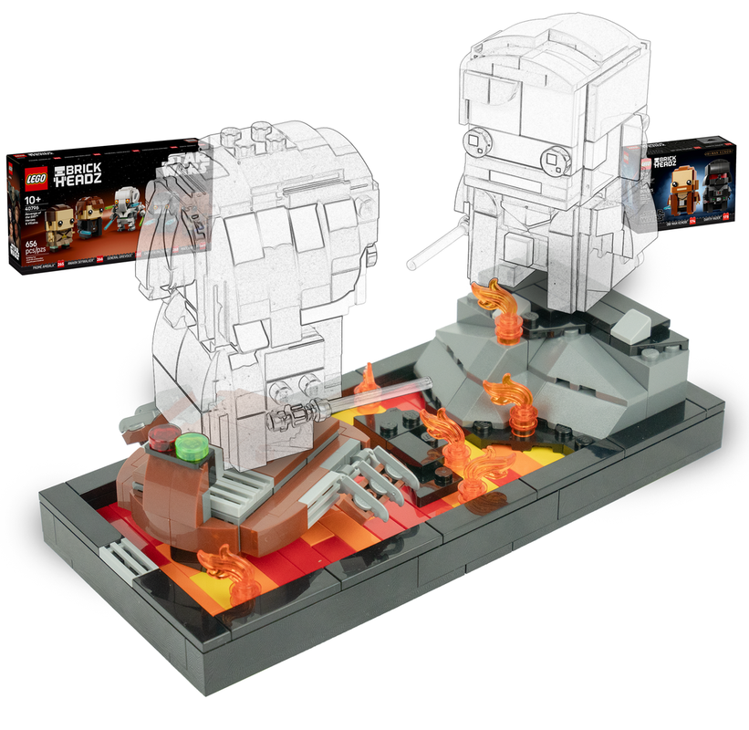 LEGO MOC Mustafar Diorama-Base for BrickHeadz by Brix_just4me ...