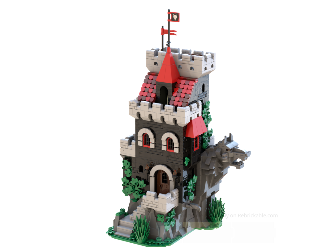 LEGO MOC Howling Rock by RolandoRod | Rebrickable - Build with LEGO