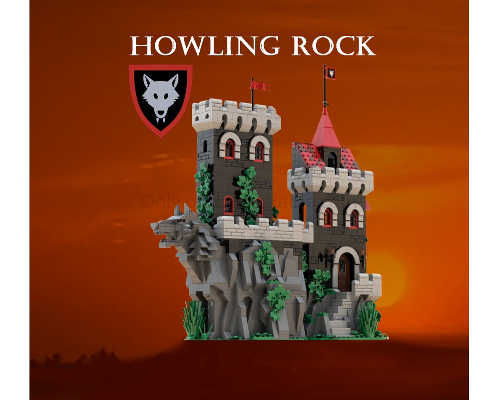 LEGO MOC Howling Rock by RolandoRod | Rebrickable - Build with LEGO