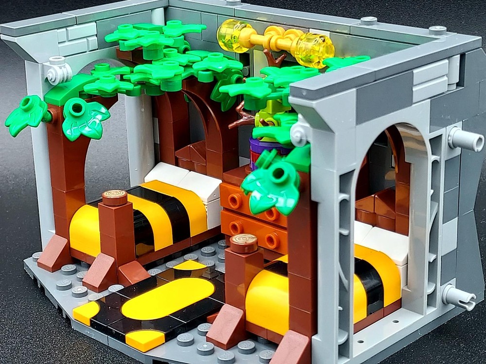 LEGO MOC Badger Dormitory by TrevorToad | Rebrickable - Build with LEGO