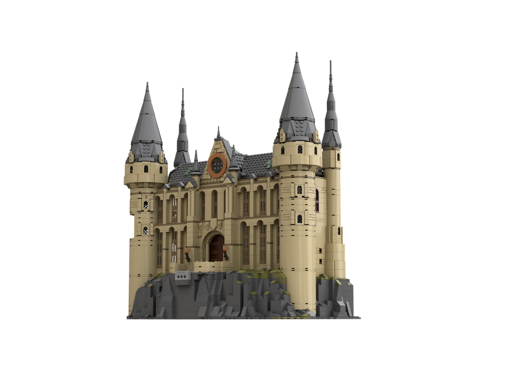 Lego Moc Magic School Modular Viaduct Entrance Hall By 2bricksofficial