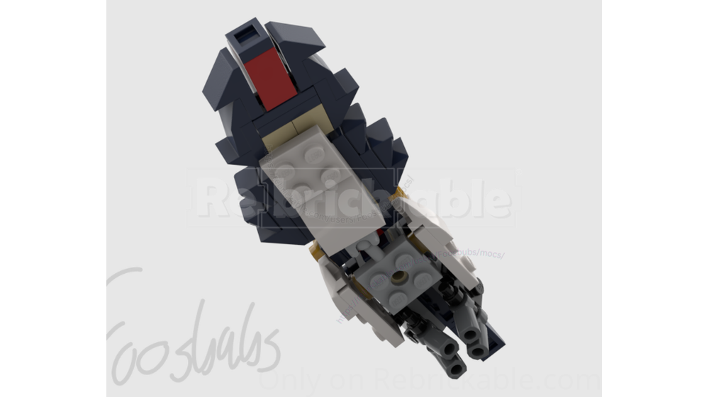 LEGO MOC 31088 Aegirocassis benmoulai 1:18 scale by Foosbubs ...