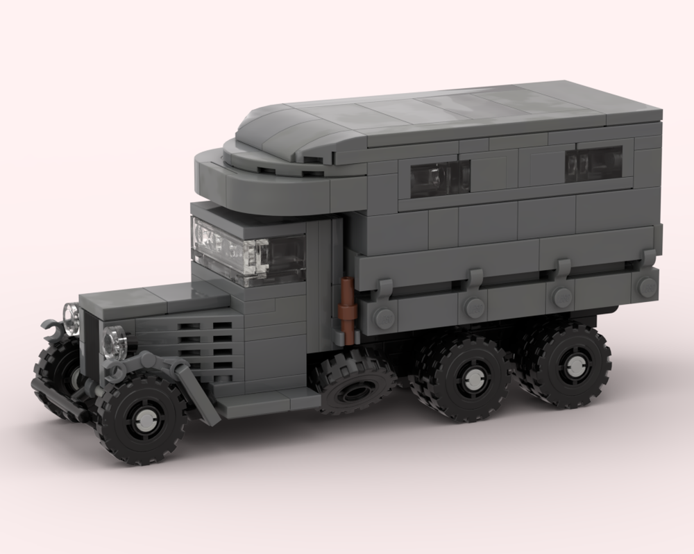 LEGO MOC LEGO ww2 ZIS-6 Parm1b soviet truck 1:45 scale by Romainww2 ...