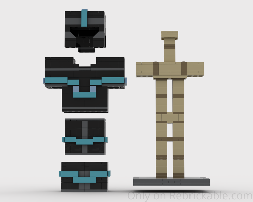 LEGO MOC Mine Craft Armor Stand (incl. Armor) by james_0609 ...