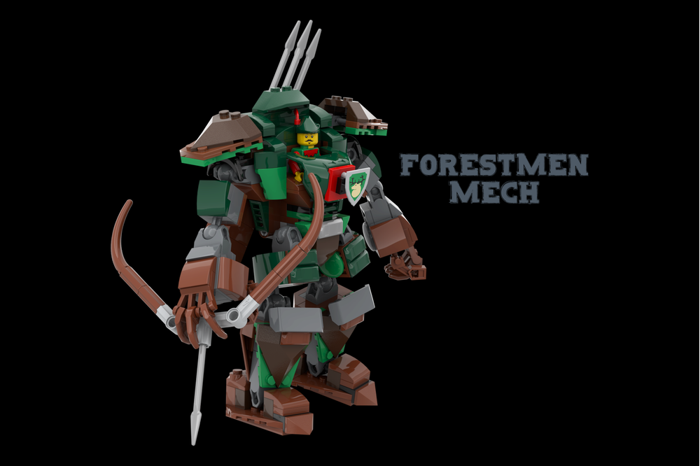LEGO MOC Forestmen Mech by Tartan Bricks | Rebrickable - Build with LEGO