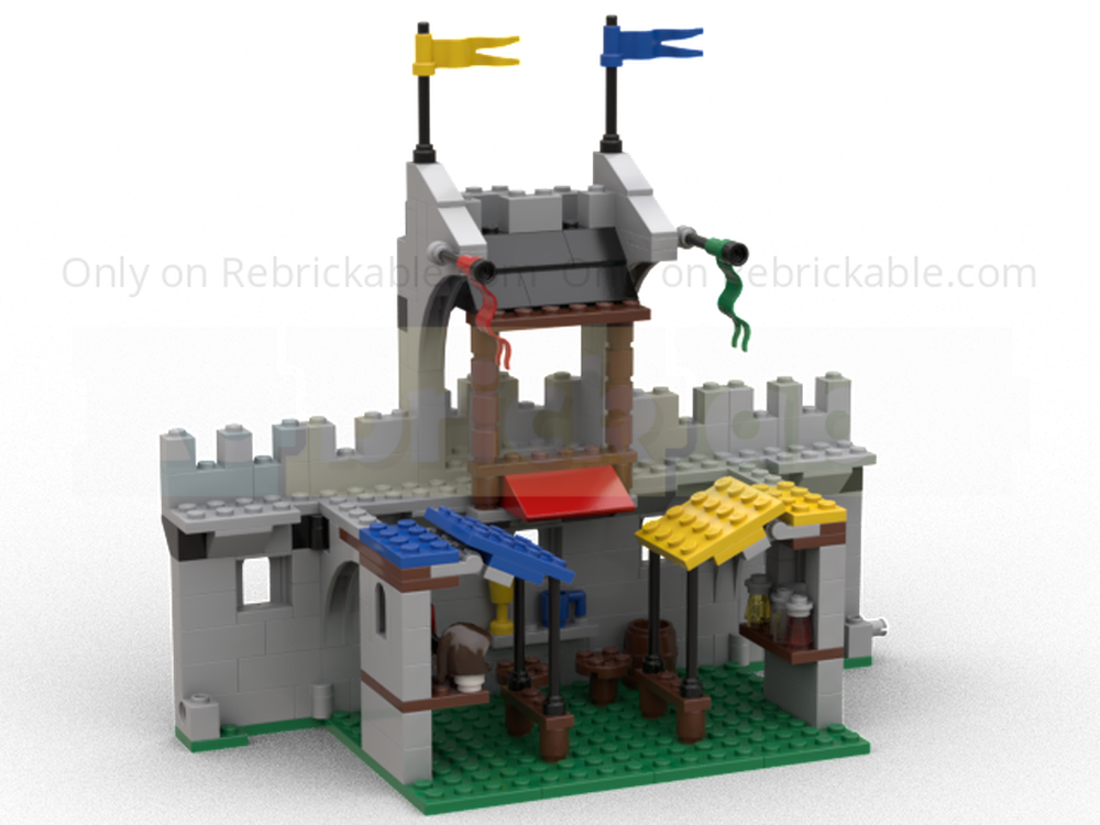 LEGO MOC Classic Castle Market - Alternate (no 4444) by ryan_c_byrd ...