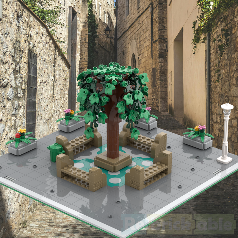 LEGO MOC Modular city square by LucSoleBricks | Rebrickable - Build ...