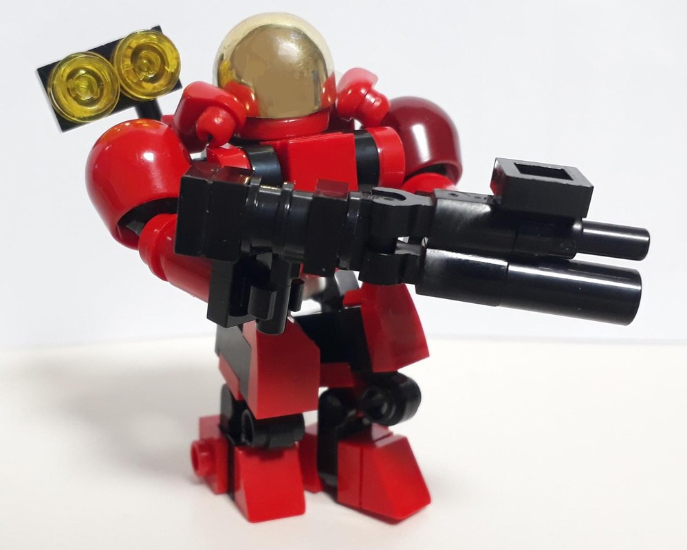 LEGO MOC Starcraft Terran Marine by greenflamingo | Rebrickable - Build ...