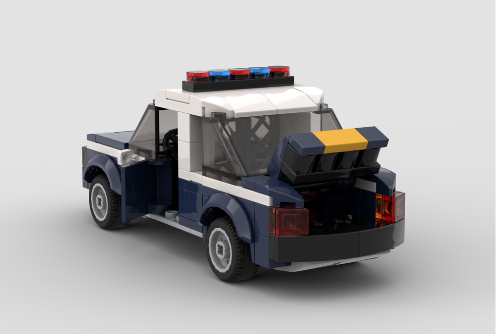 LEGO MOC GCPD Car by Asphalt Arsenal | Rebrickable - Build with LEGO