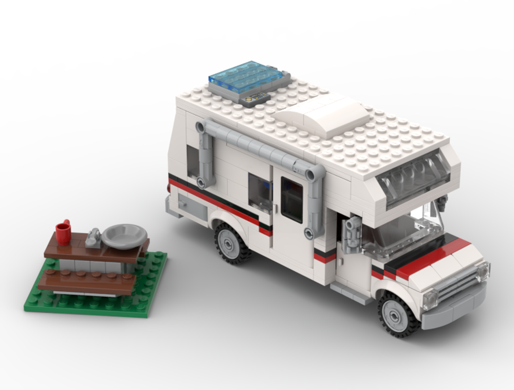 LEGO MOC Vintage chevy camper by EBbuilds | Rebrickable - Build with LEGO