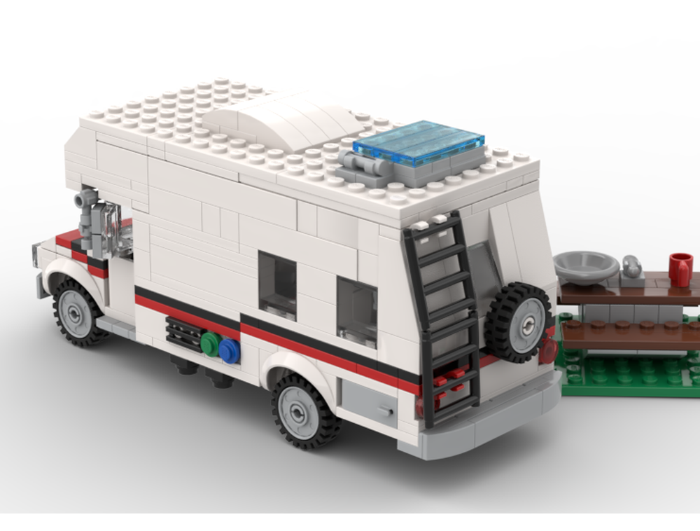 LEGO MOC Vintage chevy camper by EBbuilds | Rebrickable - Build with LEGO