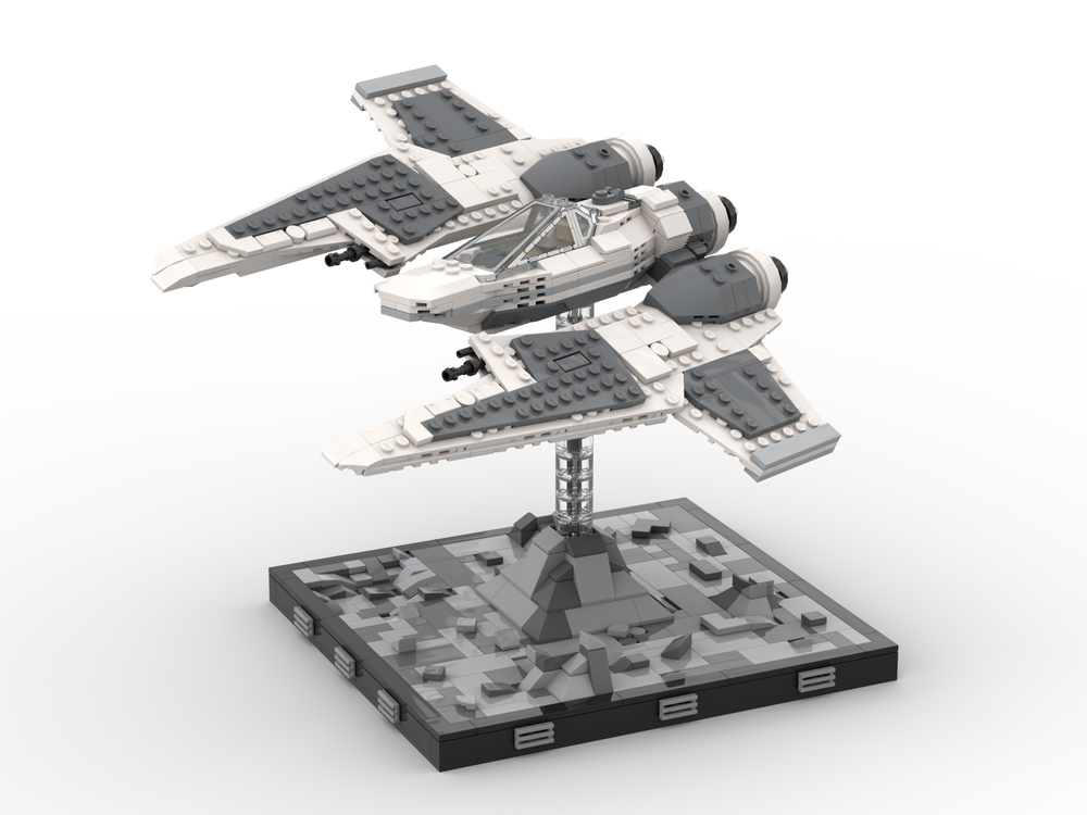 LEGO MOC Mandalorian Fang Fighter MOD + flight stand by Mety88 ...